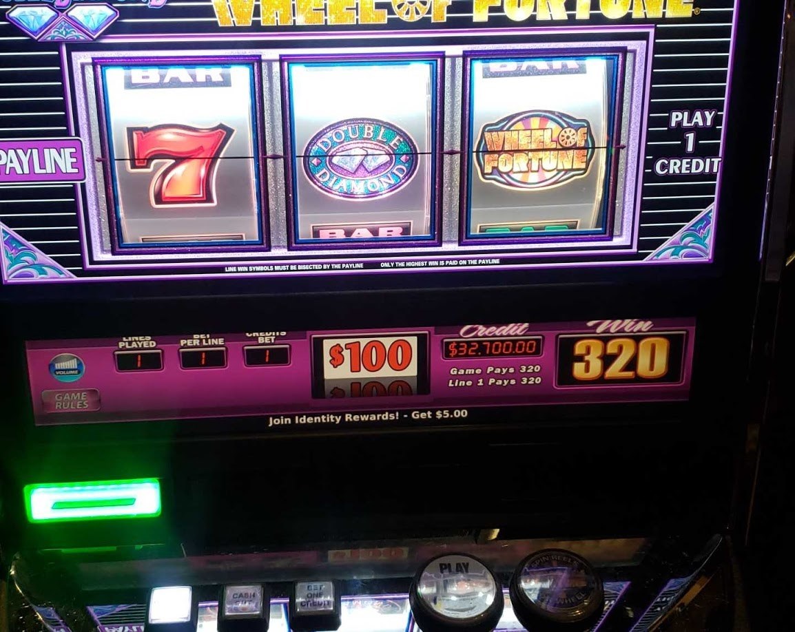 Wheel of Fortune Double Diamond Slot Machine by