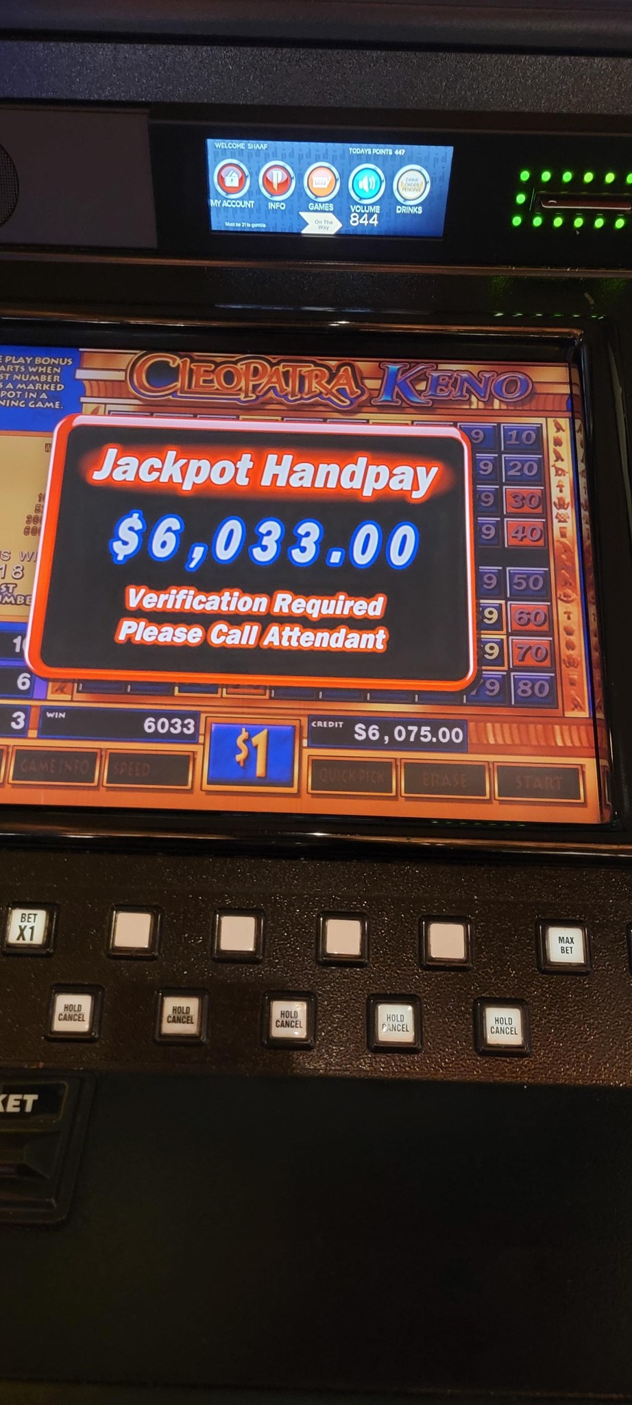 Game King Keno Slot Machine by