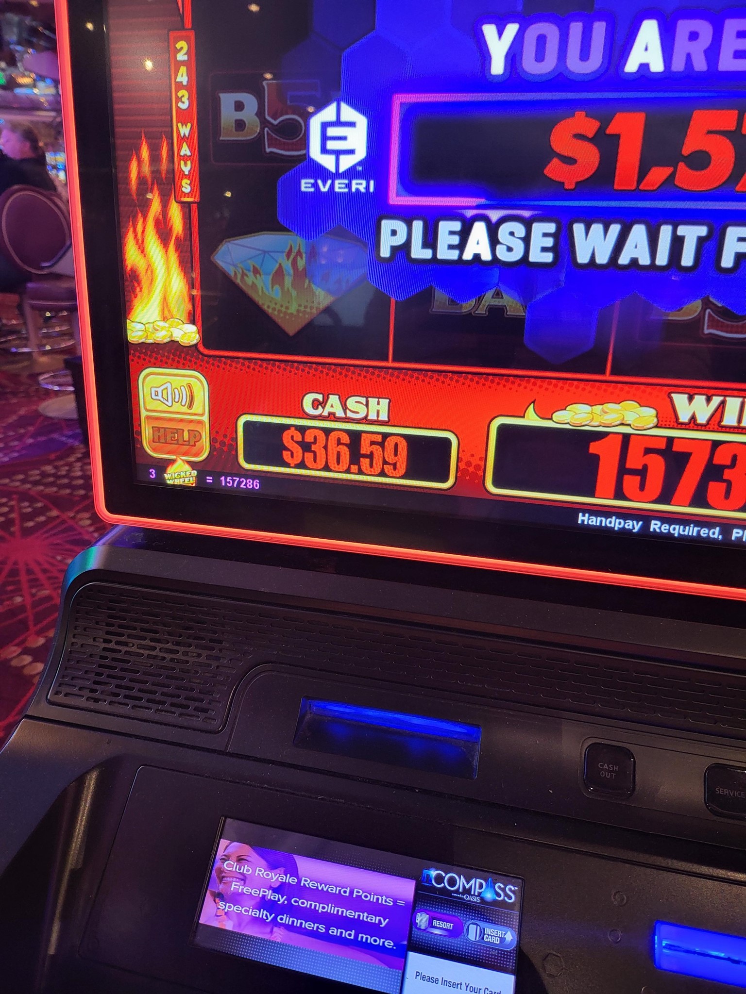 Slot Machines Onboard Mariner of the Seas Casino