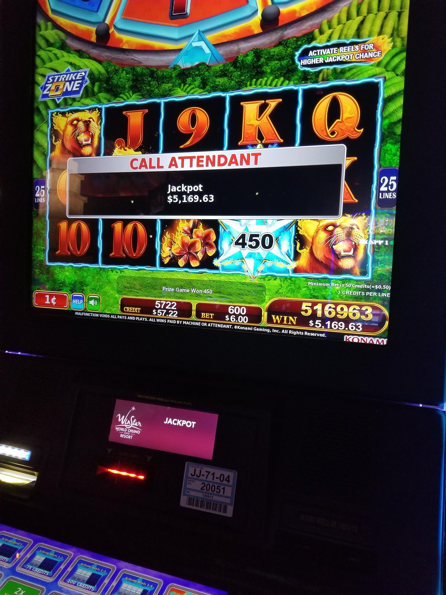 Volcanic Rock Fire Slot Machine by