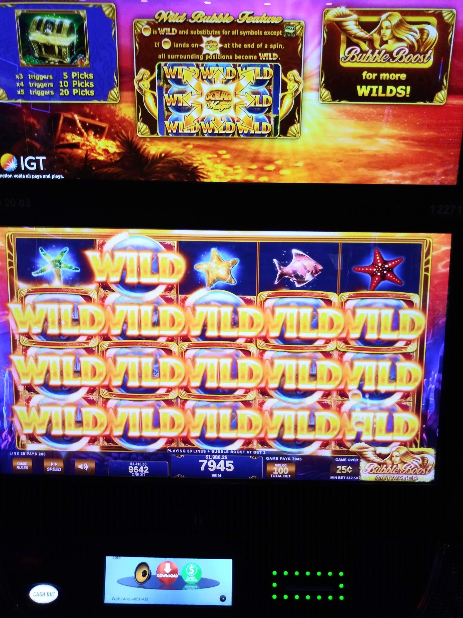 Ocean Magic Slot Machine by